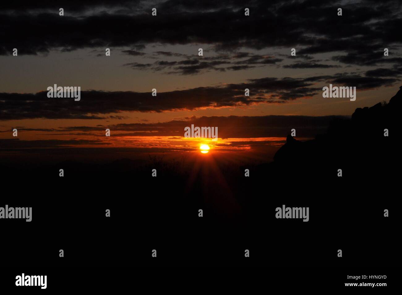 Beautiful Desert Scenes Shot in Arizona at Sunset Stock Photo - Alamy