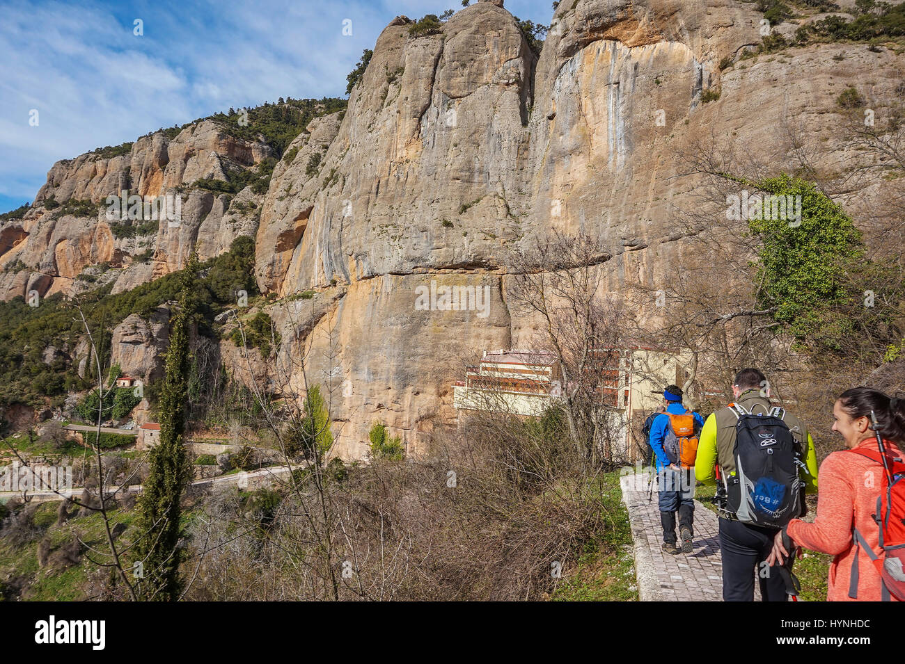 The Holy Monastery of Mega Spileo. It is the oldest in Greece and one ...