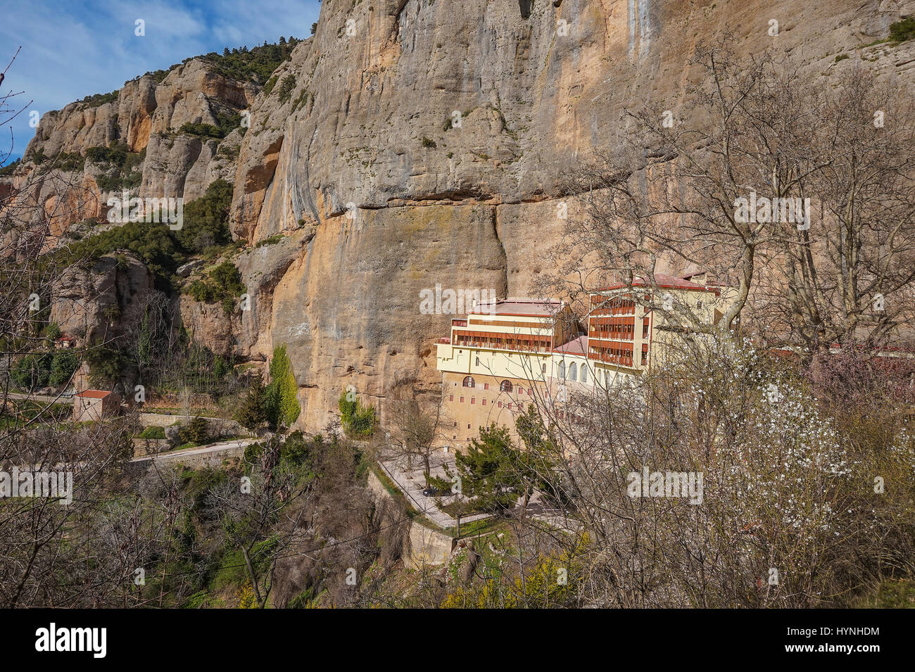 The Holy Monastery of Mega Spileo. It is the oldest in Greece and one ...