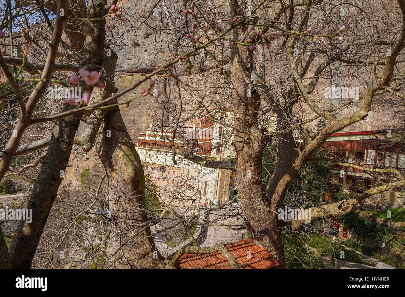 The Holy Monastery of Mega Spileo. It is the oldest in Greece and one ...