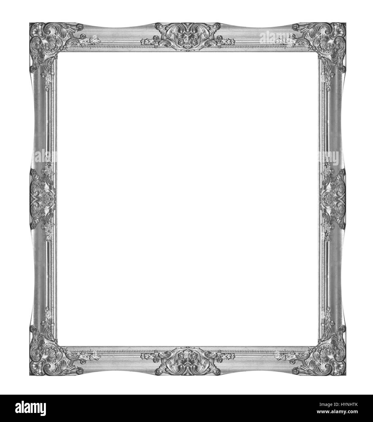 Antique baroque silver picture frame hi-res stock photography and ...
