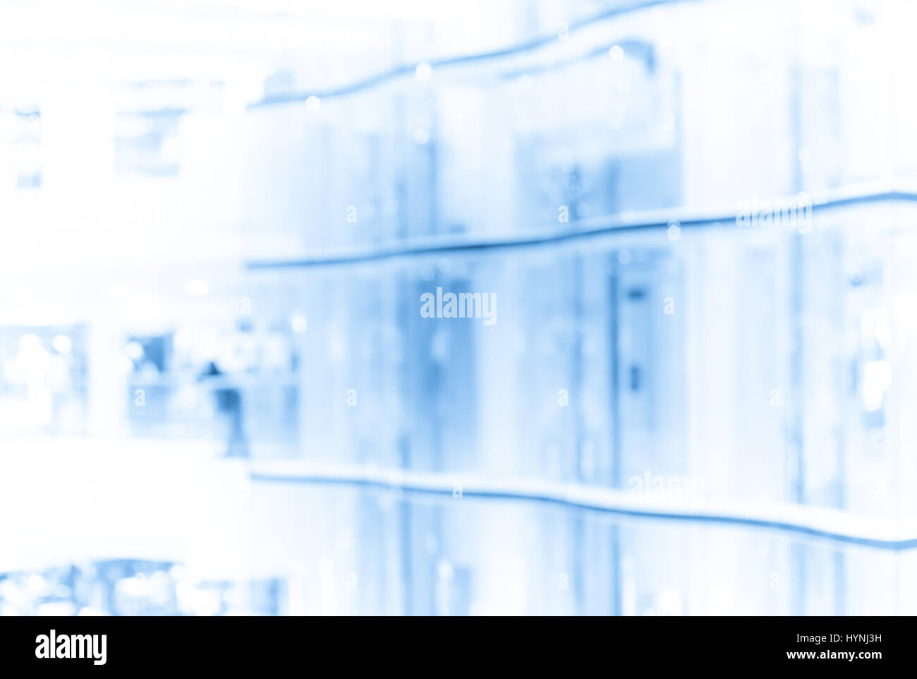 Abstract blur shopping mall interior and retail store for background in ...