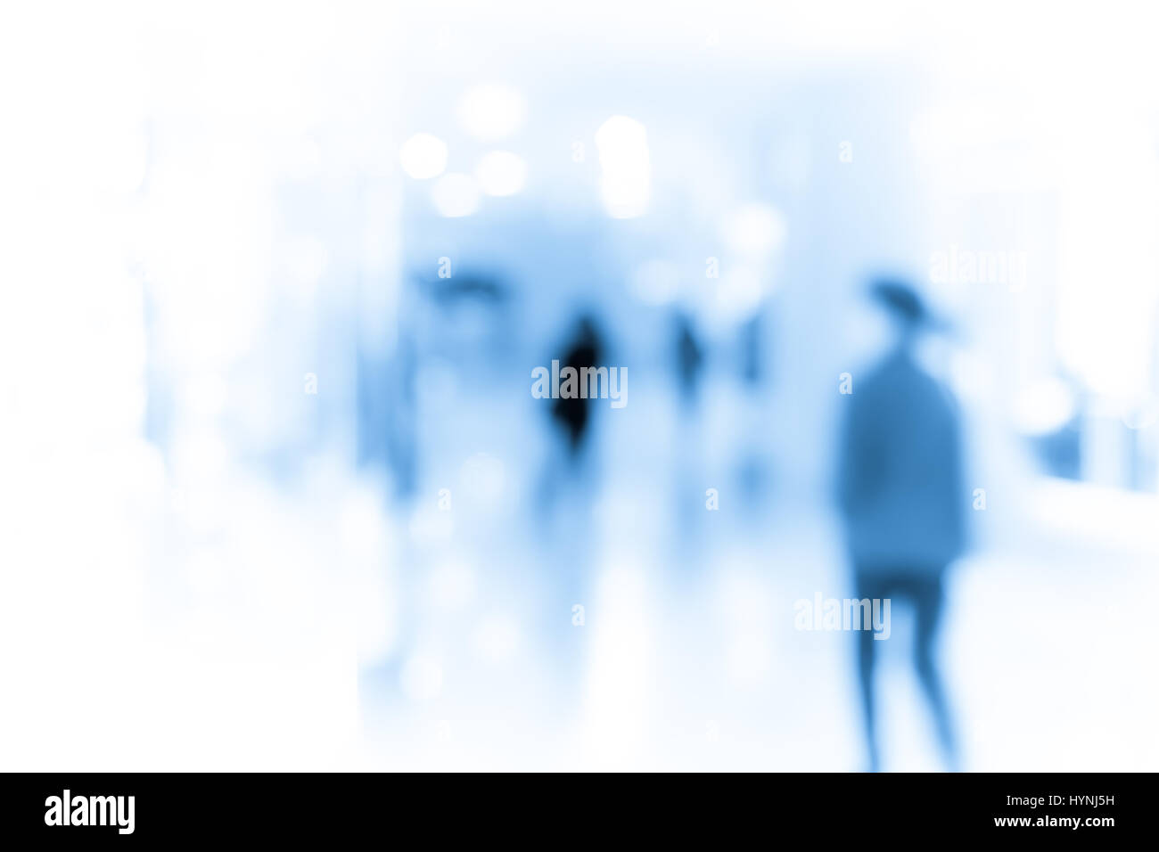 Abstract blur shopping mall interior and retail store for background in ...