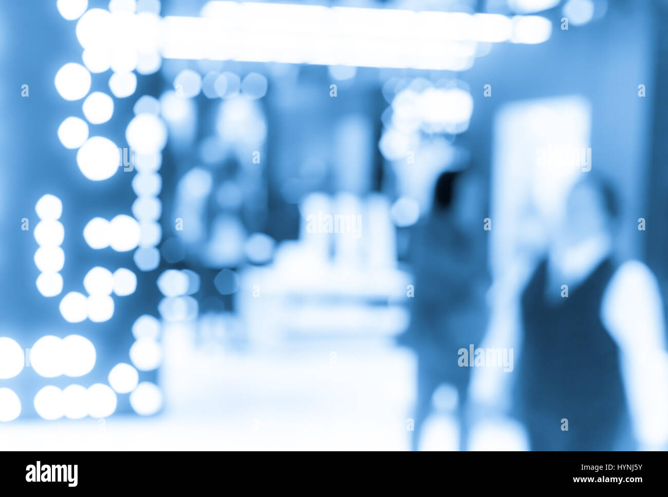 Abstract blur shopping mall interior and retail store for background in ...