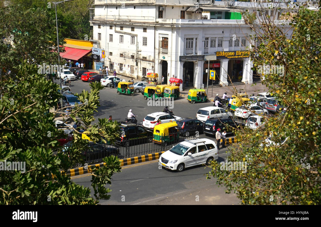 A view of Connaught place Stock Photo - Alamy