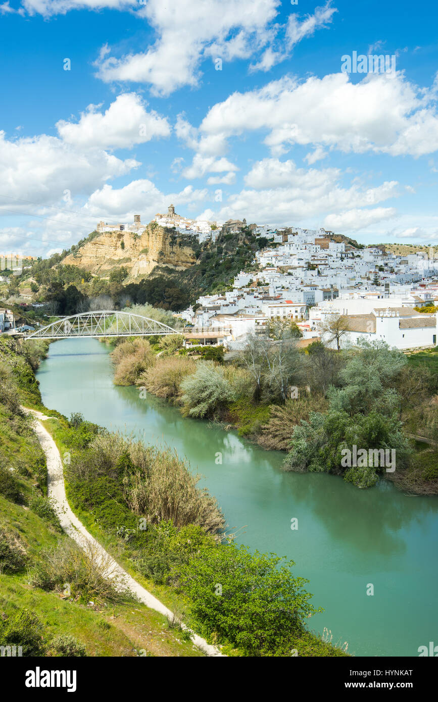 Arcos de la Frontera village on hill, Spain Stock Photo - Alamy