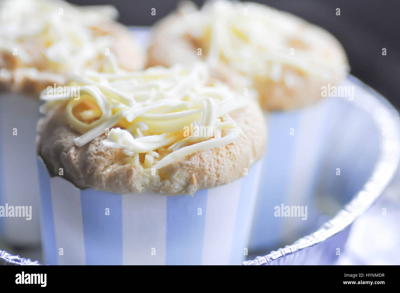 mamon or filipino sponge cake or cup cake Stock Photo - Alamy
