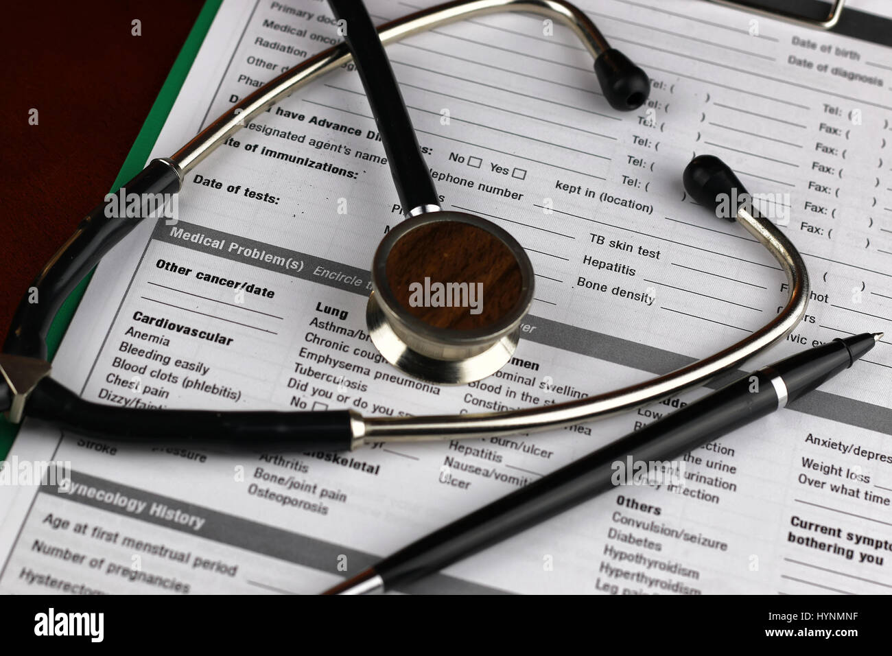 Medical prescription forms pen hi-res stock photography and images - Alamy
