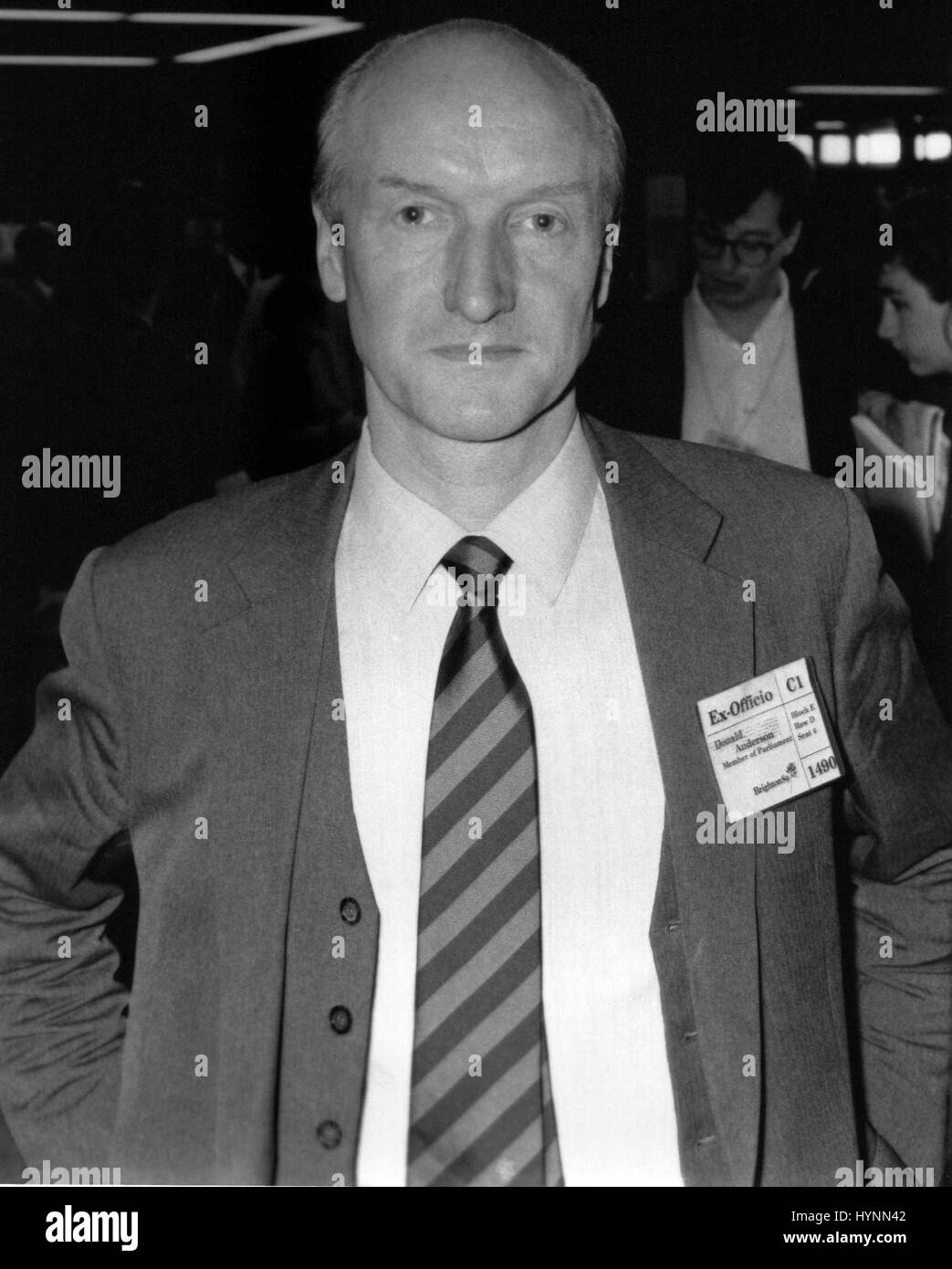 Donald Anderson, Labour party Member of Parliament for Swansea East ...