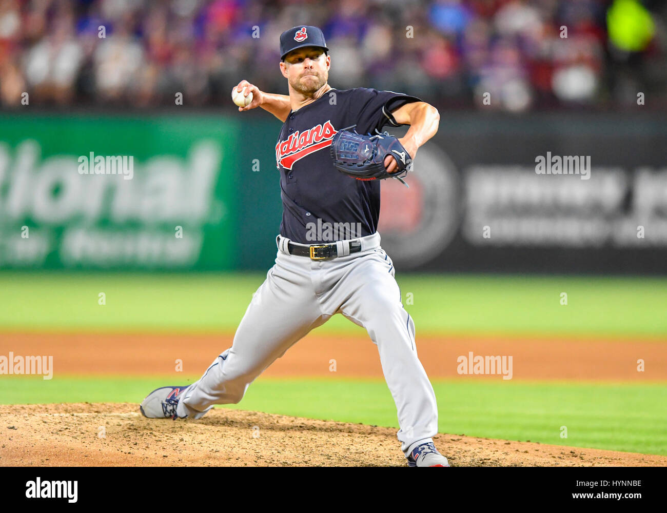 APR 03, 2017: Cleveland Indians starting pitcher Corey Kluber #28 ...