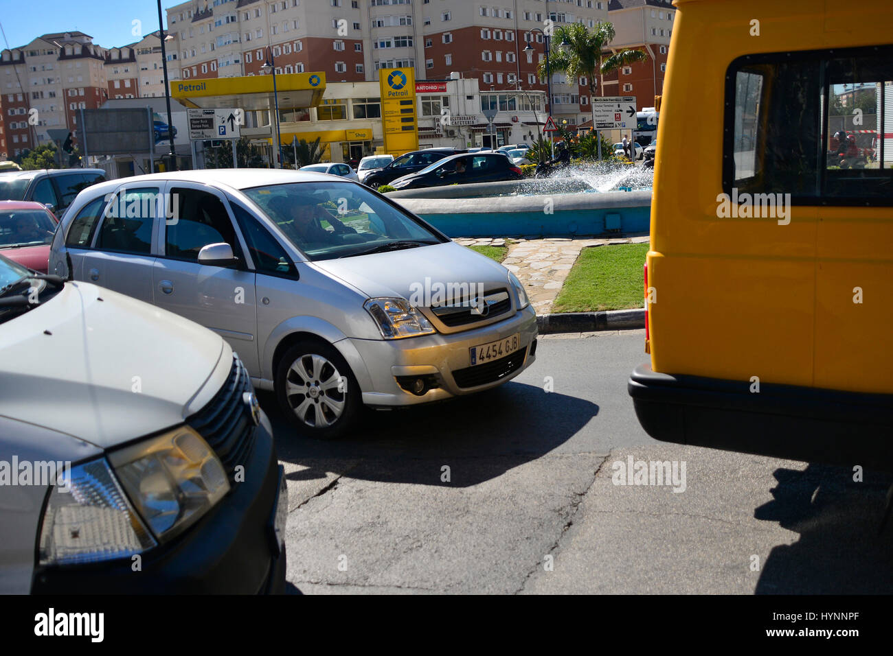 Gibraltar - 5th April 2017 - Border delays for both pedestrians and ...