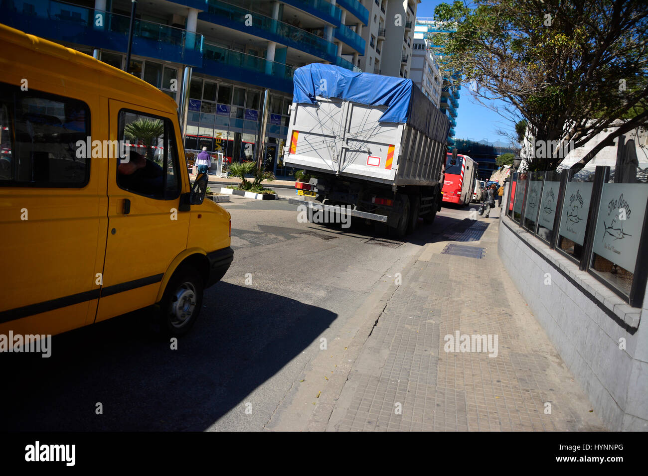Gibraltar - 5th April 2017 - Border delays for both pedestrians and ...