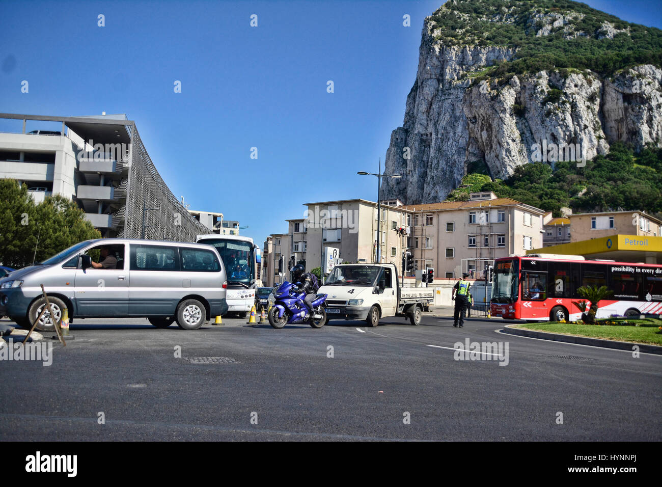 Gibraltar - 5th April 2017 - Border delays for both pedestrians and ...