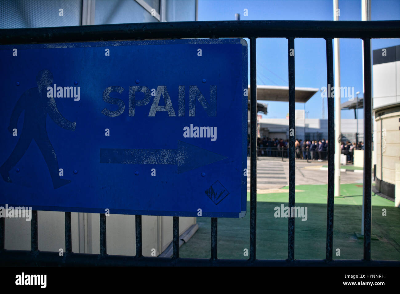 Gibraltar - 5th April 2017 - Border delays for both pedestrians and ...