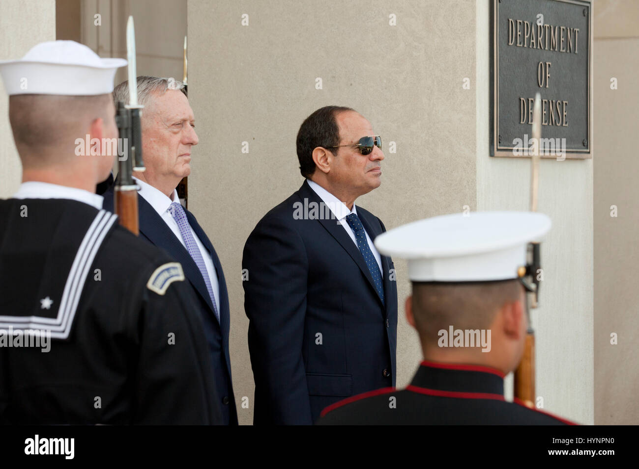 April 05, 2017, Washington, DC USA: Secretary of Defense Jim Mattis ...