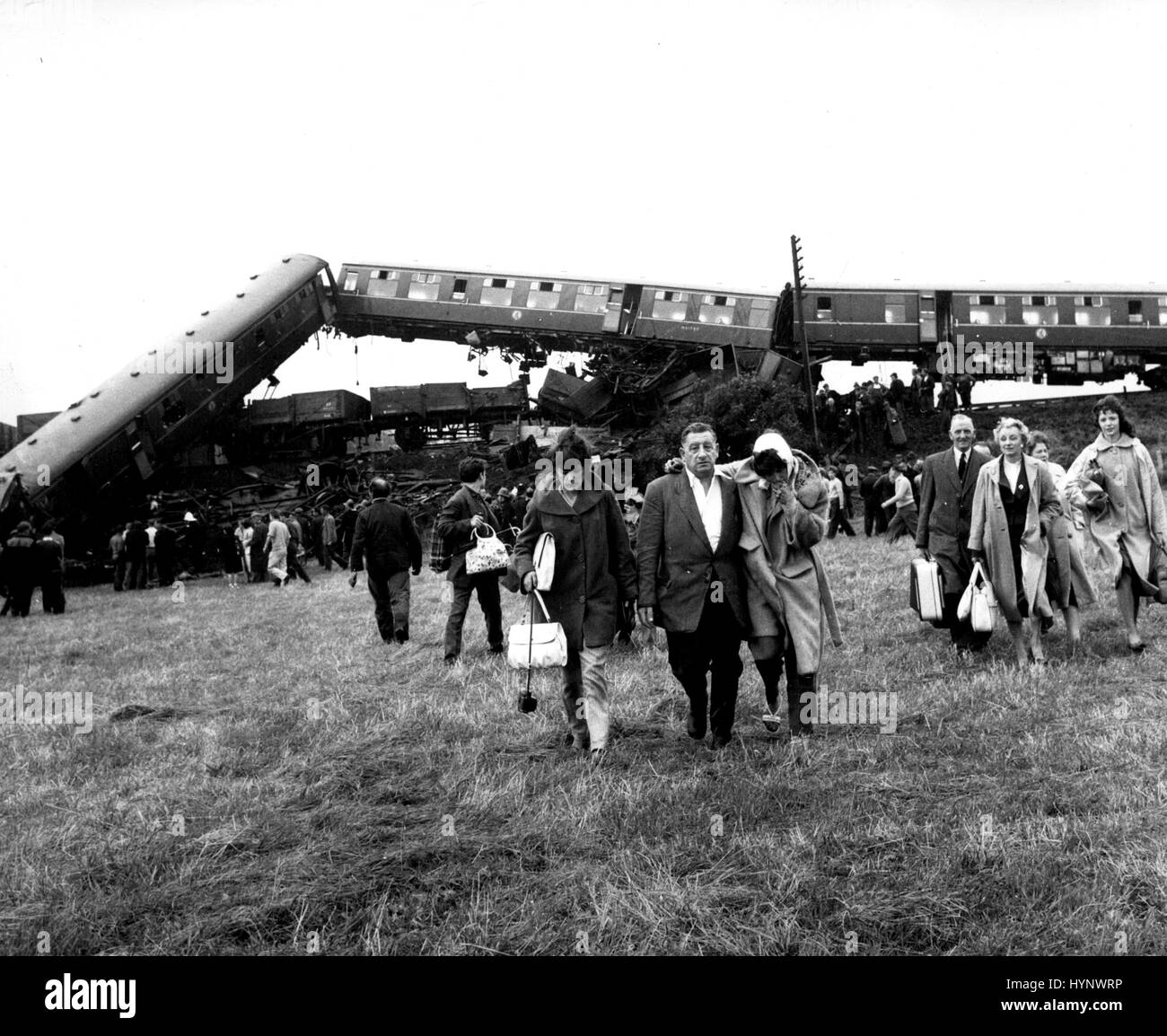 1953 train crash Black and White Stock Photos & Images - Alamy