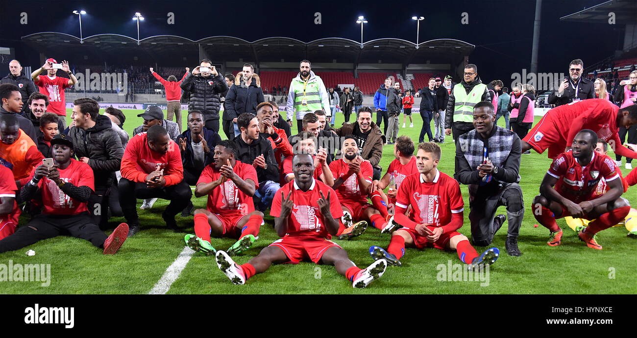 Sion, 05.04.2017 - Football semi-final of the Helvetia Swiss Cup, FC ...