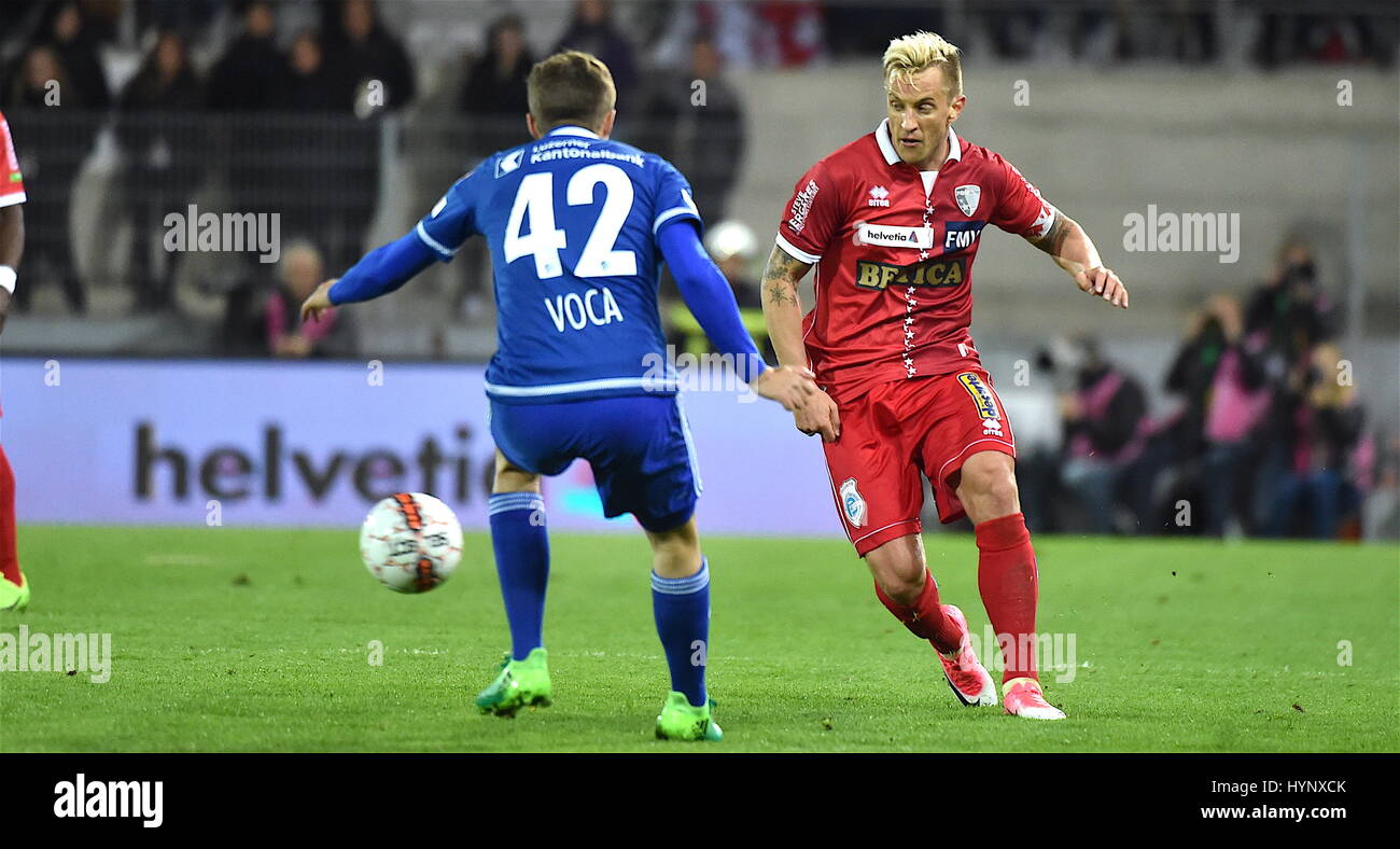 Sion, 05.04.2017 - Football semi-final of the Helvetia Swiss Cup, FC ...