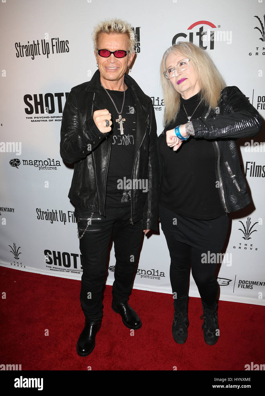 Los Angeles, California, USA. 05th Apr, 2017. Billy Idol, Penelope ...