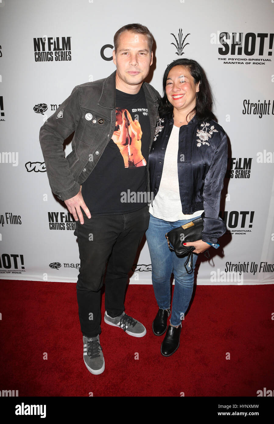 Los Angeles, California, USA. 05th Apr, 2017. Shepard Fairey, Amanda ...