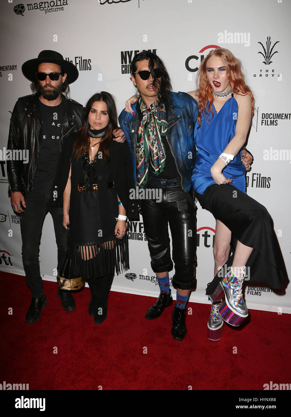 Los Angeles, California, USA. 05th Apr, 2017. Steve Hash, Ally Hilfiger ...