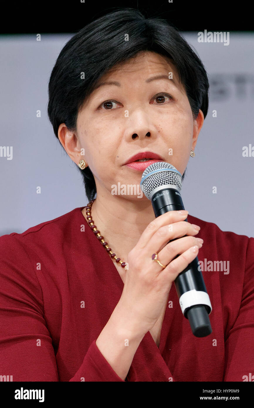 Tokyo, Japan. 6th April, 2017. Kathy Matsui, Vice Chair and Co-head of ...