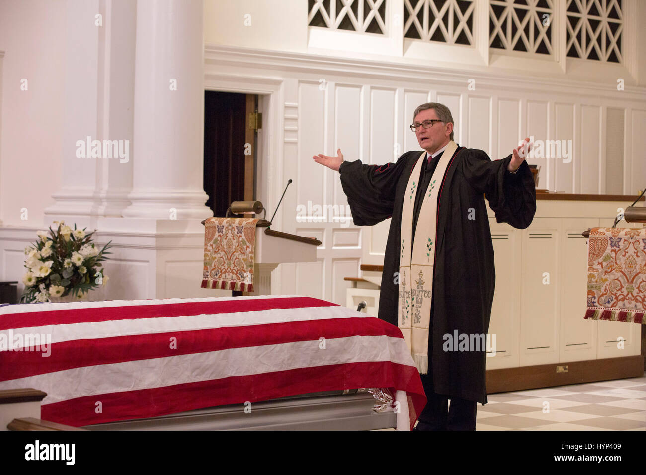 Arlington, Virginia, USA. 6th Apr, 2017. Rev. Dr. David A. Renwick ...