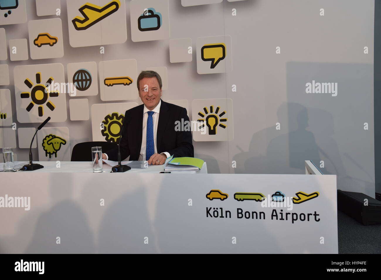 Cologne, Germany. 6th Apr, 2017. Michael Garvens, chairman of the ...