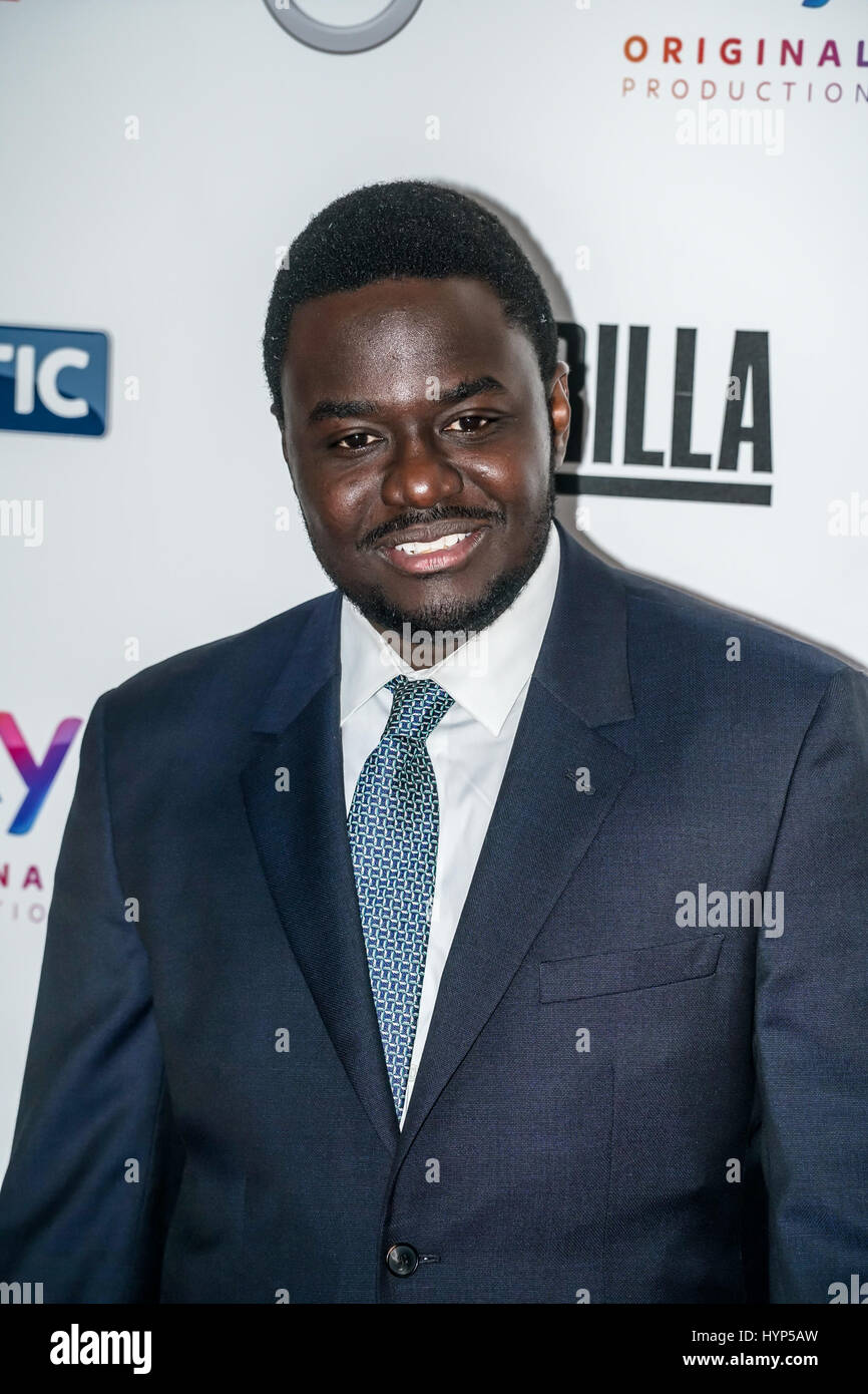London, England, UK. 6th Apr, 2017. Babou Ceesay attends the UK ...