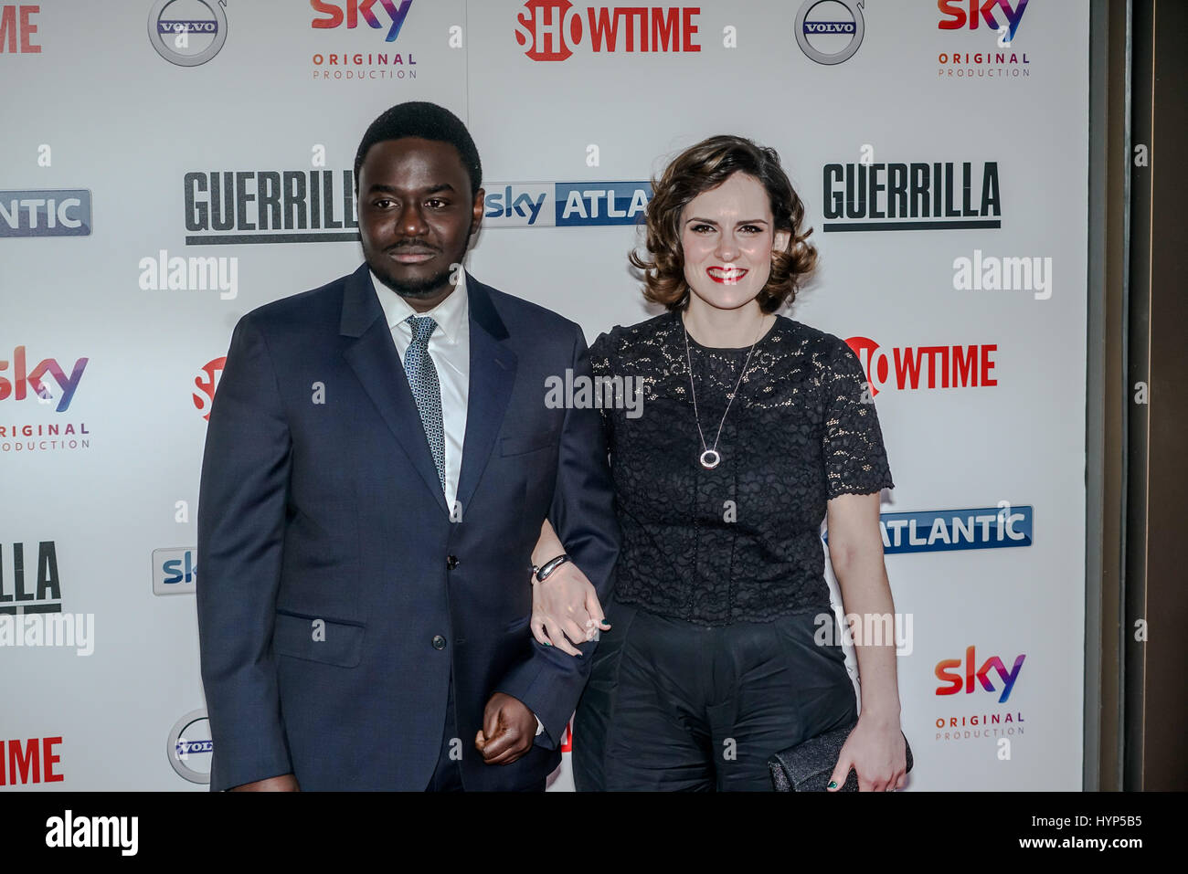 London, England, UK. 6th Apr, 2017. Babou Ceesay, Anna Ceesay attends ...