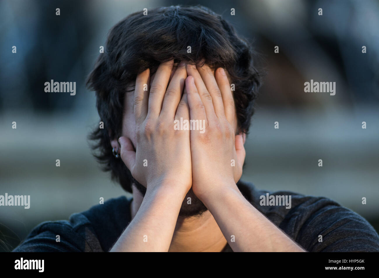 Funny man crying hi-res stock photography and images - Alamy