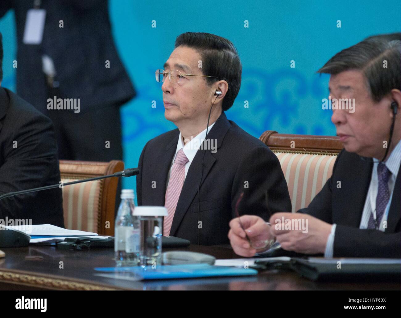 Astana. 6th Apr, 2017. Chinese State Councilor and Minister of Public ...