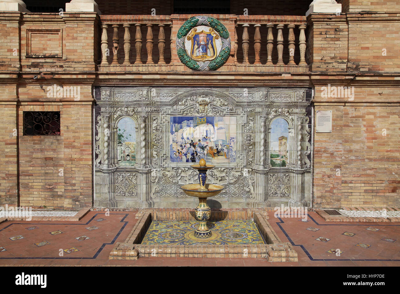 Ceramic Azulejos tiled provincial Bench or Alcove on the Plaza de ...