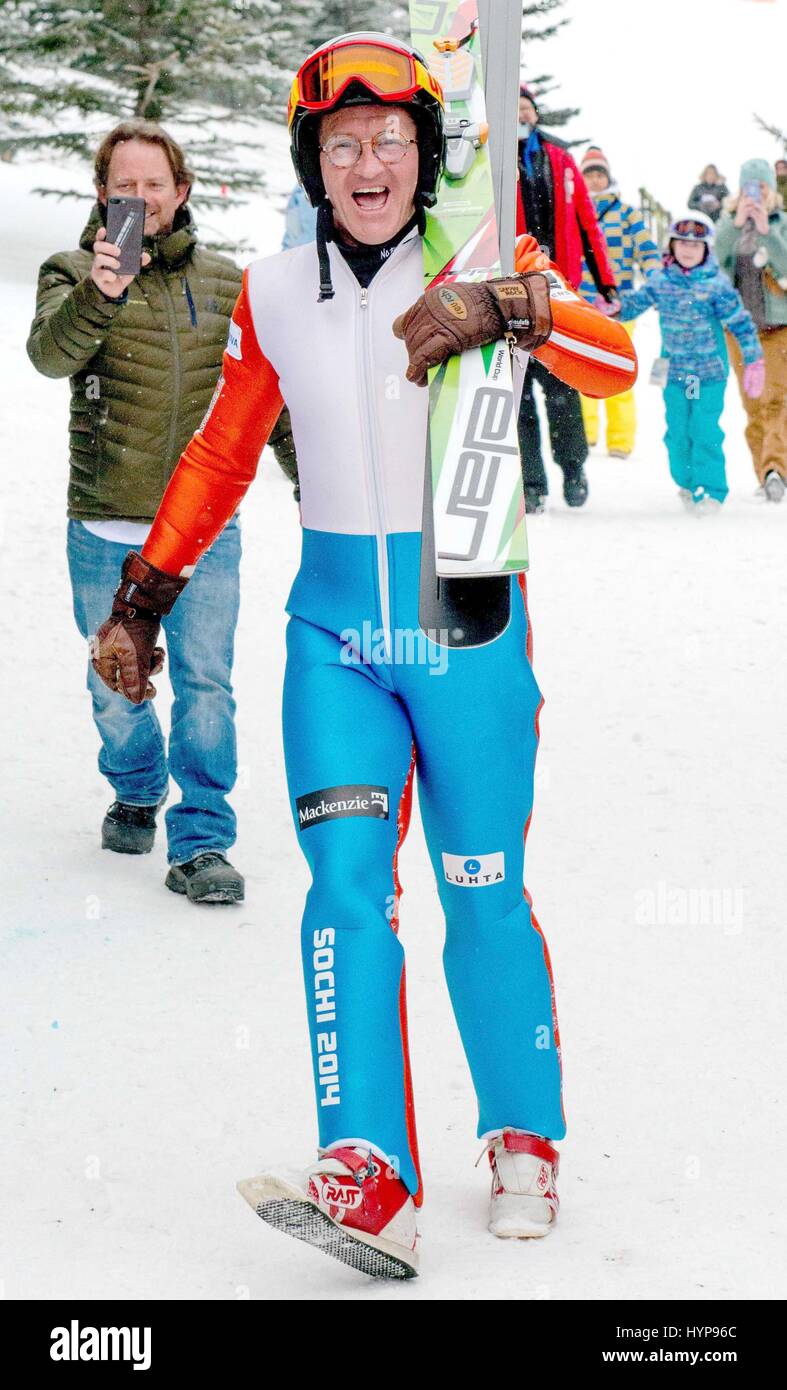 Eddie the Eagle, real name Michael Edwards, took to the slopes at the ...