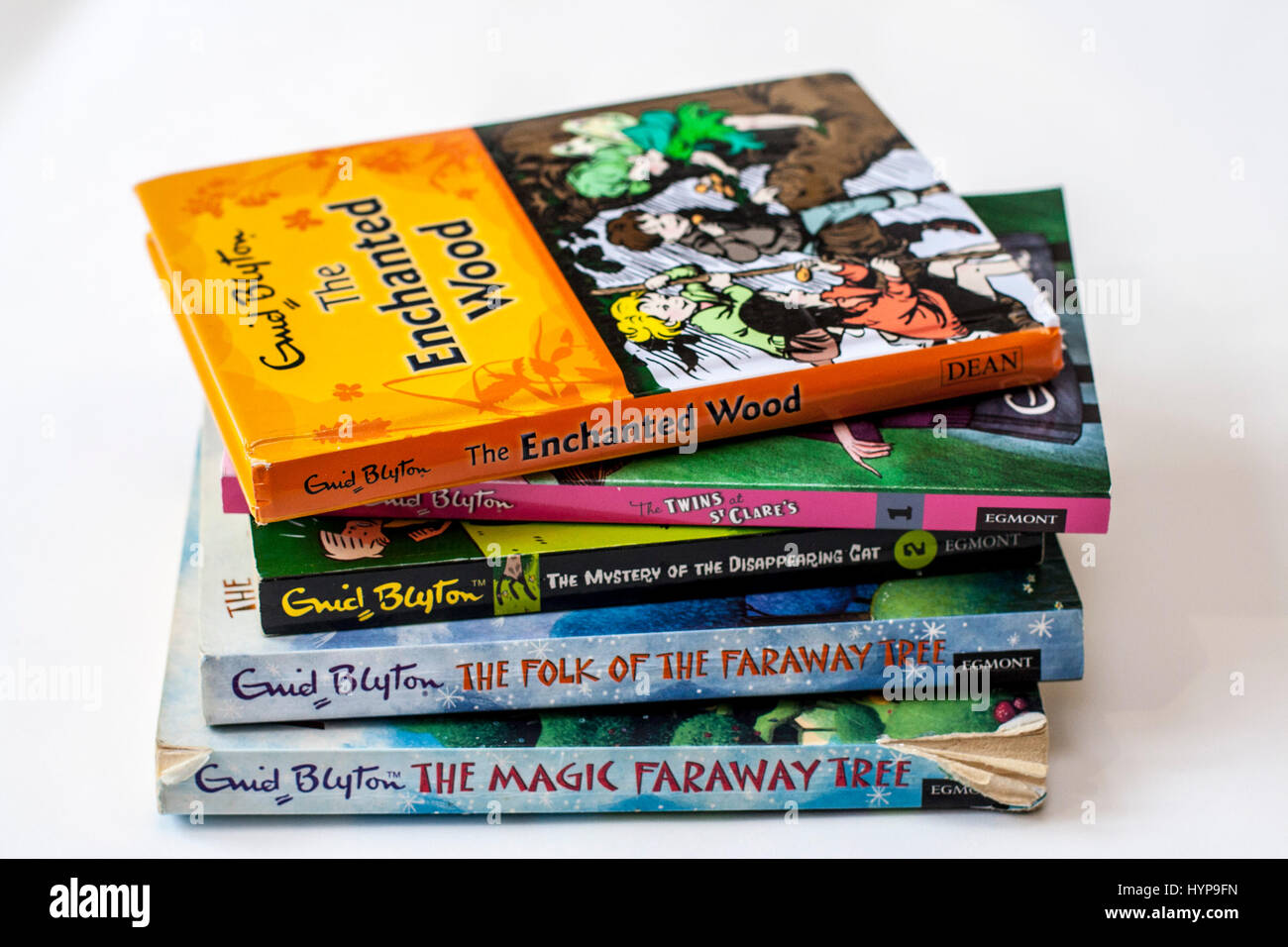 Stack / Pile of Enid Blyton Books, classic kids books, childrens books ...