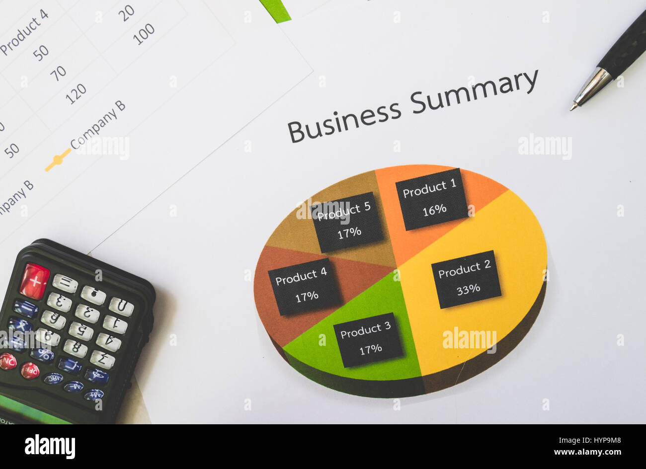 Business summary or Business plan report with Charts and graphs in ...