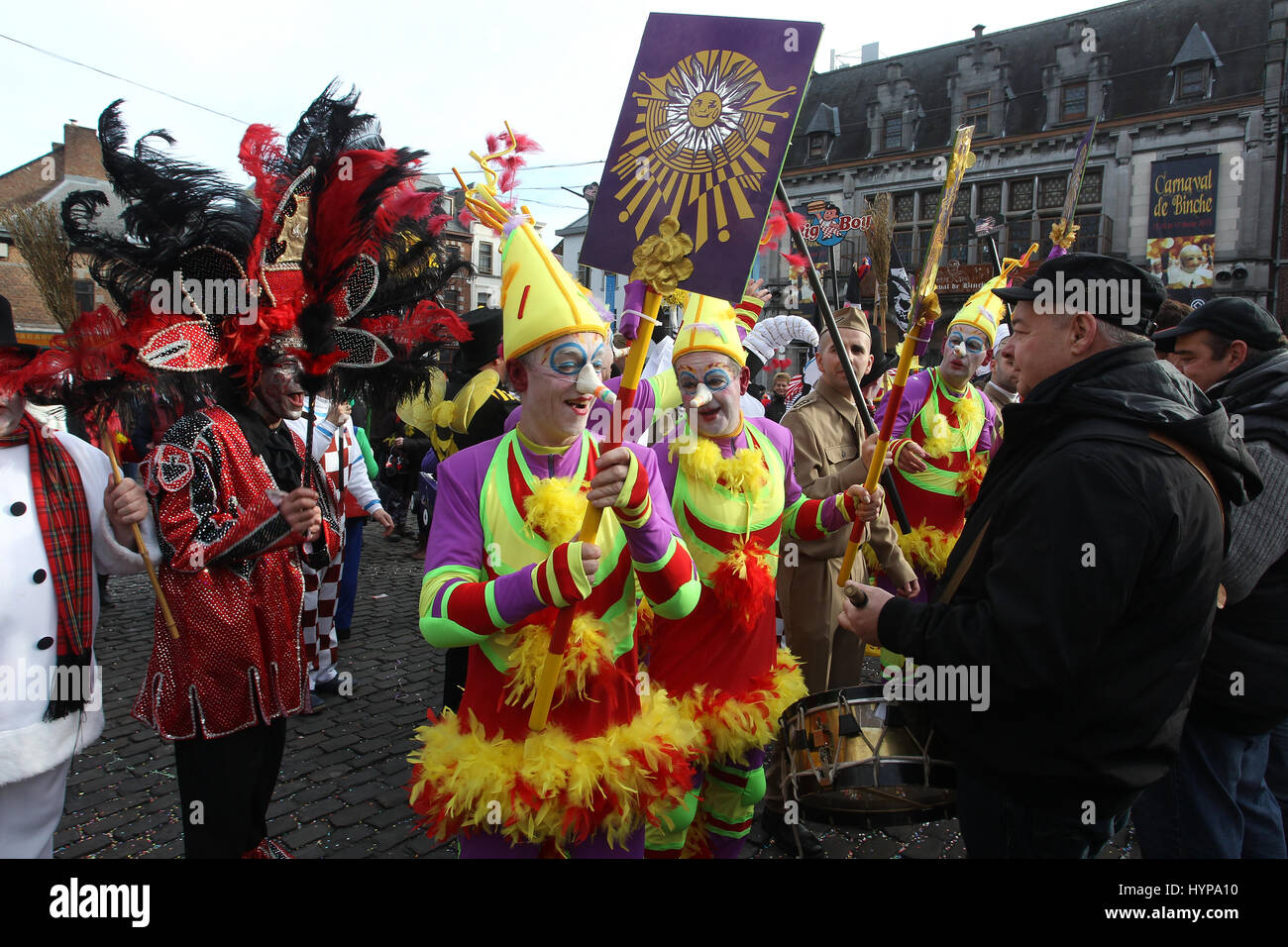 The Carnival of Binche, Belgium is recognized by UNESCO as a ...
