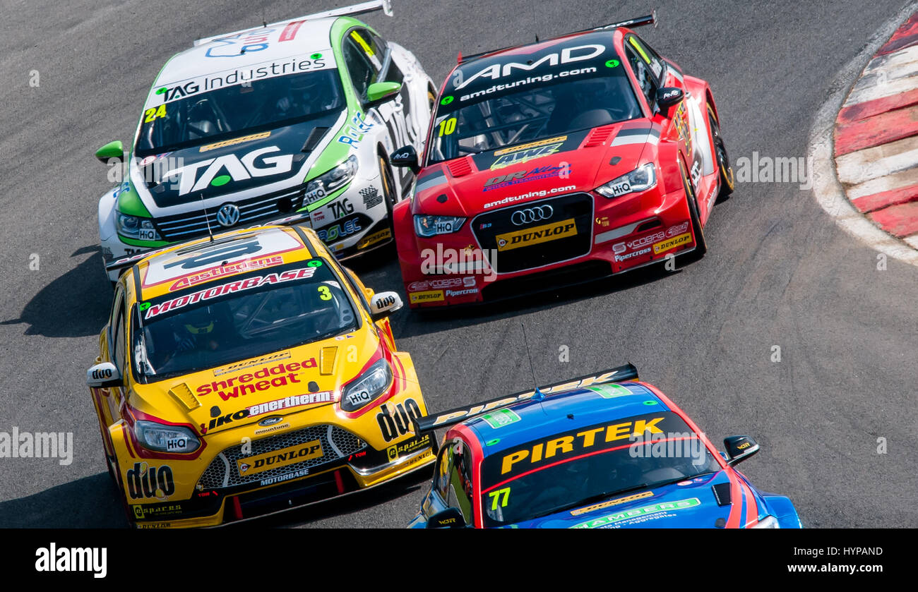 the british touring car championship 2017 at at Brands Hatch Stock ...