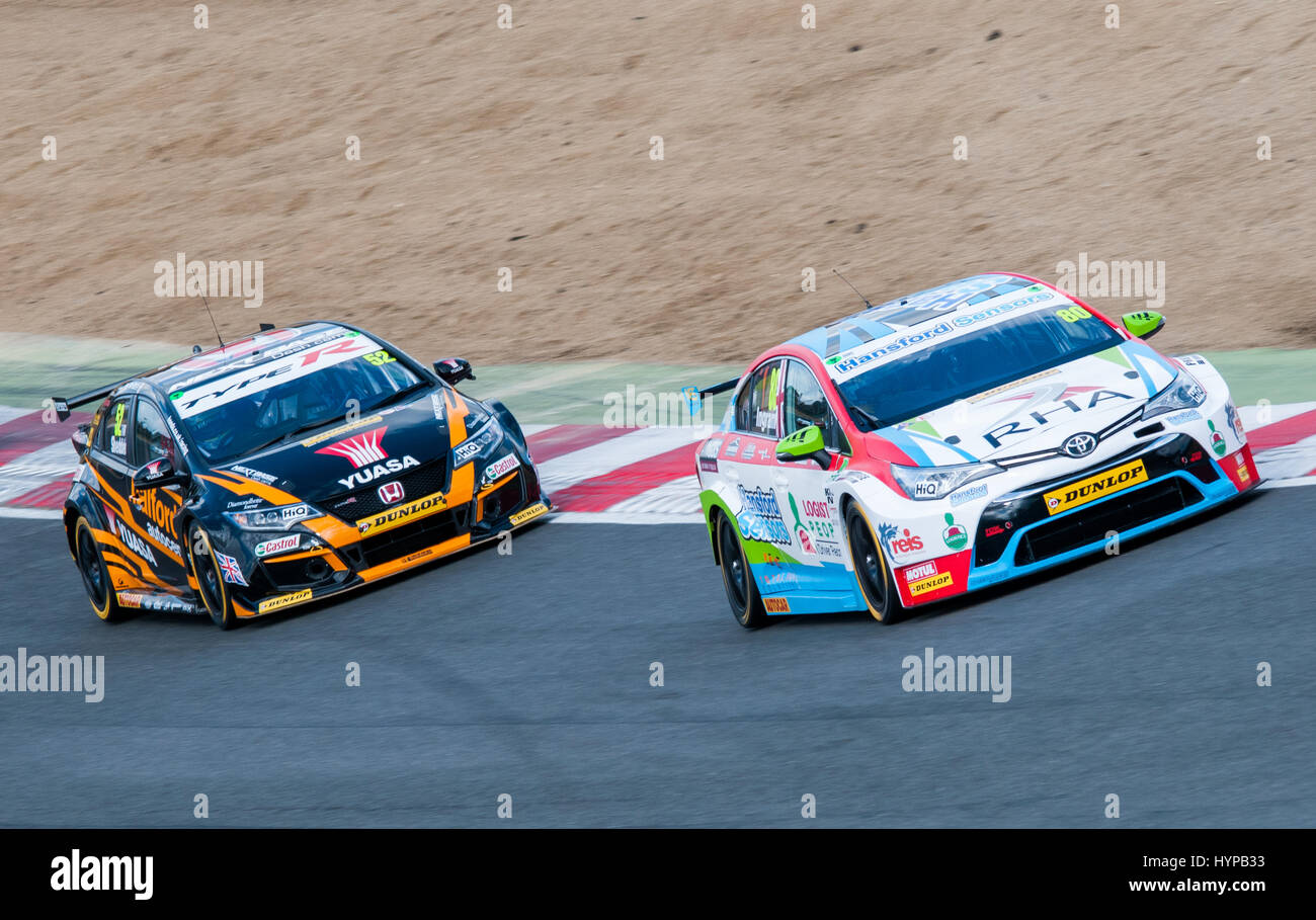 the british touring car championship 2017 at at Brands Hatch Stock ...