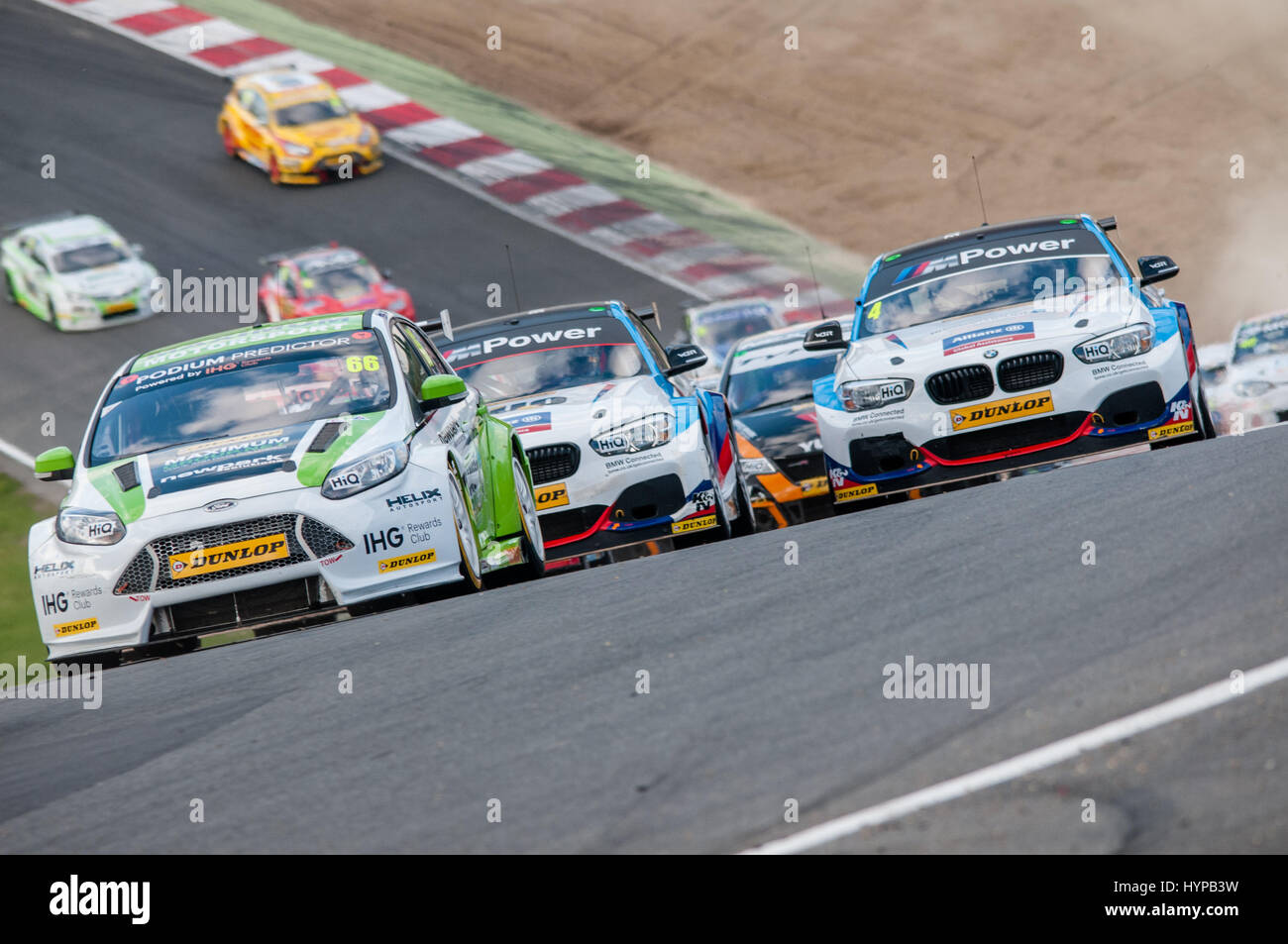 the british touring car championship 2017 at at Brands Hatch Stock ...