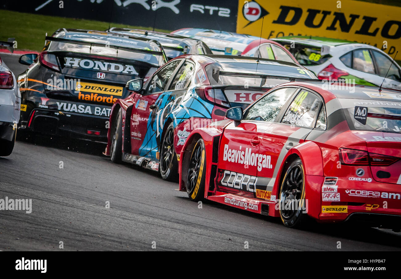 the british touring car championship 2017 at at Brands Hatch Stock ...