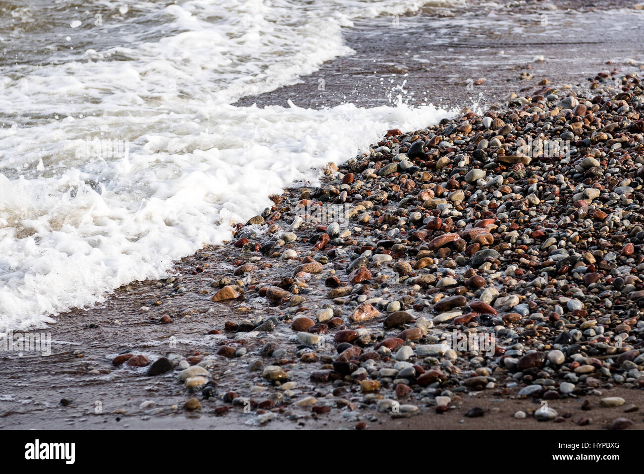 small pebble rock background texture at the beach Stock Photo - Alamy