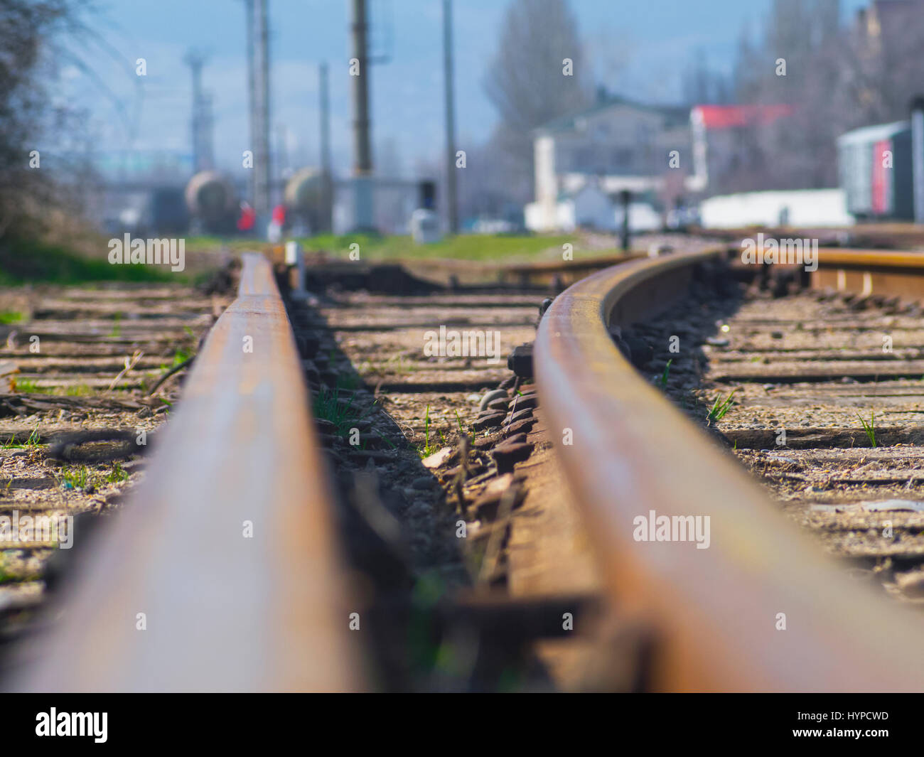 Railway close hi-res stock photography and images - Alamy