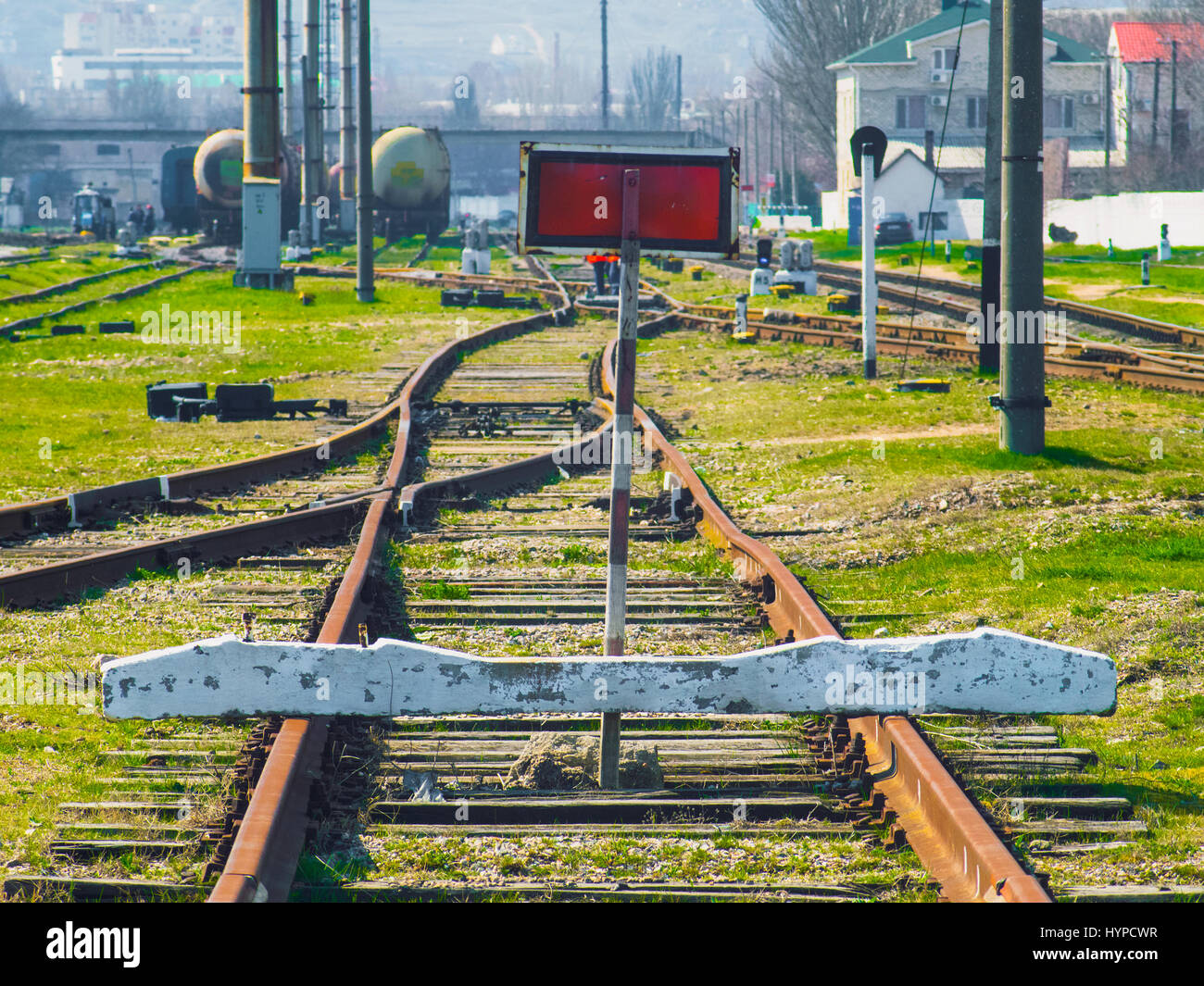 Blocked railway hi-res stock photography and images - Alamy