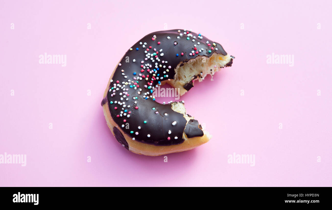 Half eaten donut hi-res stock photography and images - Alamy
