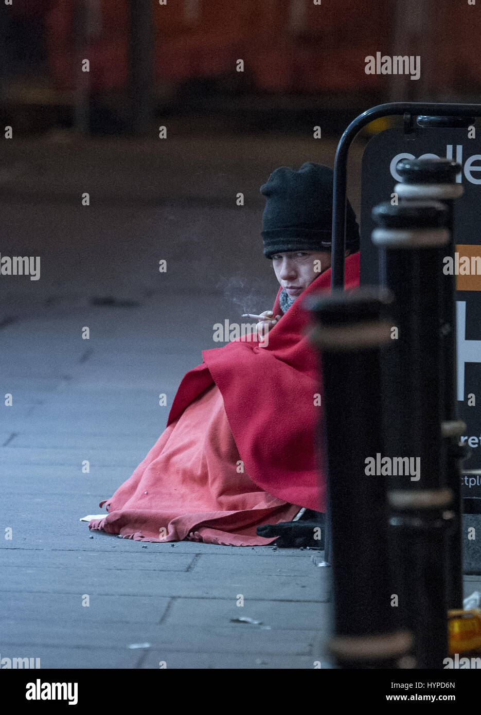 Homeless people in Edinburgh, Scotland brave some of the lowest ...