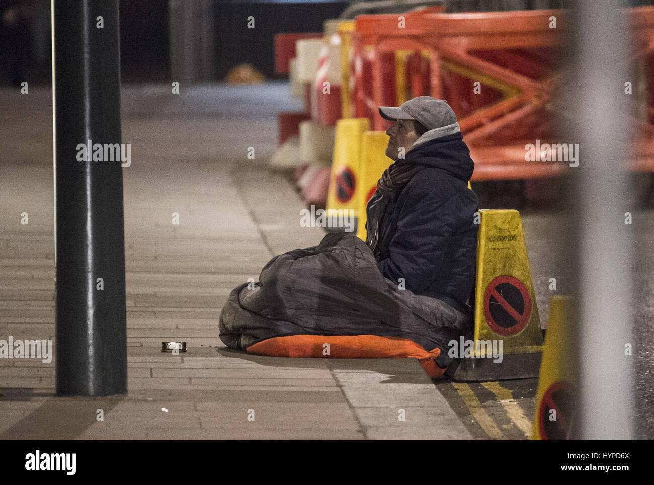 Homeless people in Edinburgh, Scotland brave some of the lowest ...