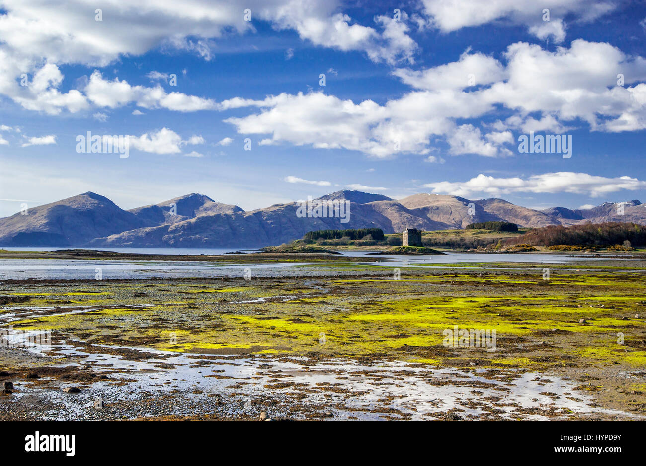 Stalker Castle Appin. Loch Lhinnie. Scotland Stock Photo - Alamy