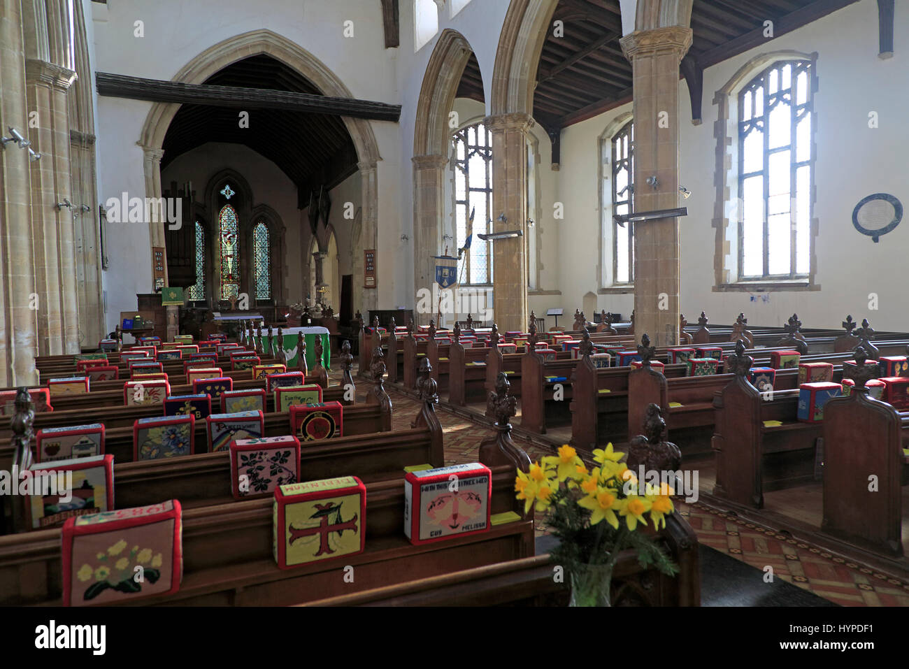 Village parish church of Saint Mary Magdalene, Debenham, Suffolk ...