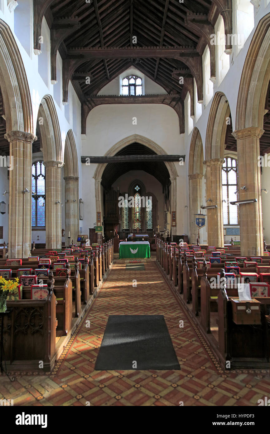 Village parish church of Saint Mary Magdalene, Debenham, Suffolk ...